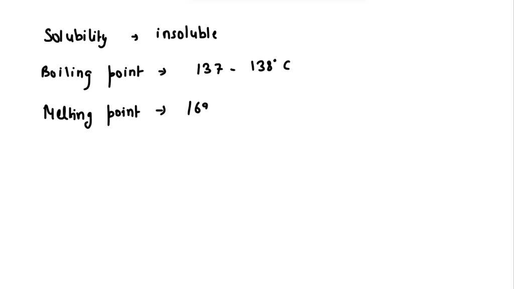 SOLVED: Use online resources (such as PubChem) to find the following ...
