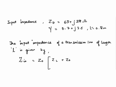 A certain coaxial cable has a characteristic impedance of 75...