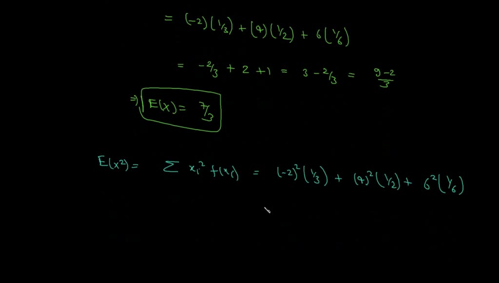 SOLVED: Let X be random variable with the following probability ...