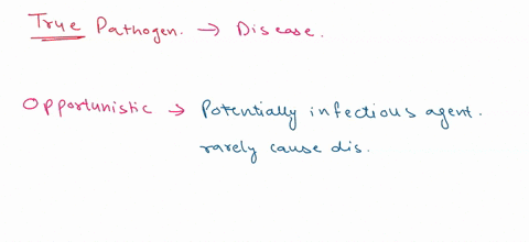 Question 14 1 pts best example of an opportunistic pathogen...