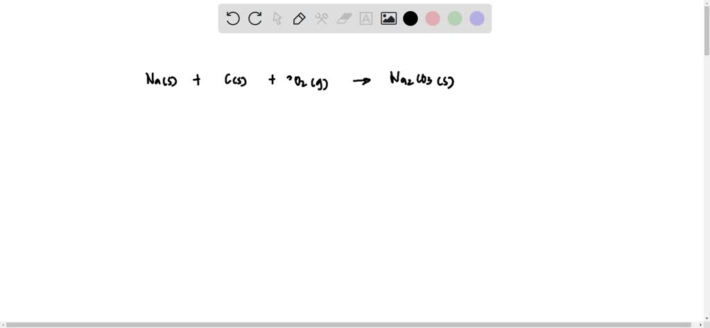 Write balanced chemical equation for the standard formation reaction of solid sodium carbonate ...