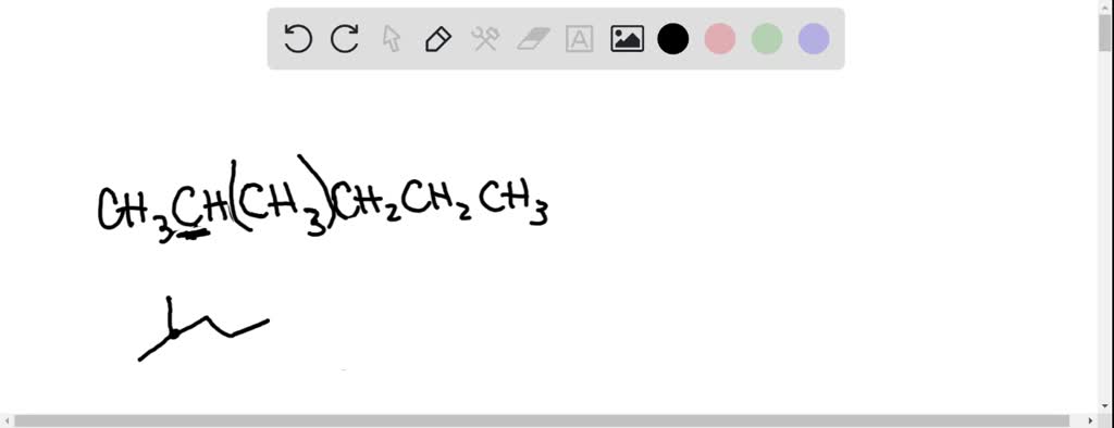 SOLVED: Condensed formula CH3; CH2CH2CH2CH3 Lowest methyl numbering on ...