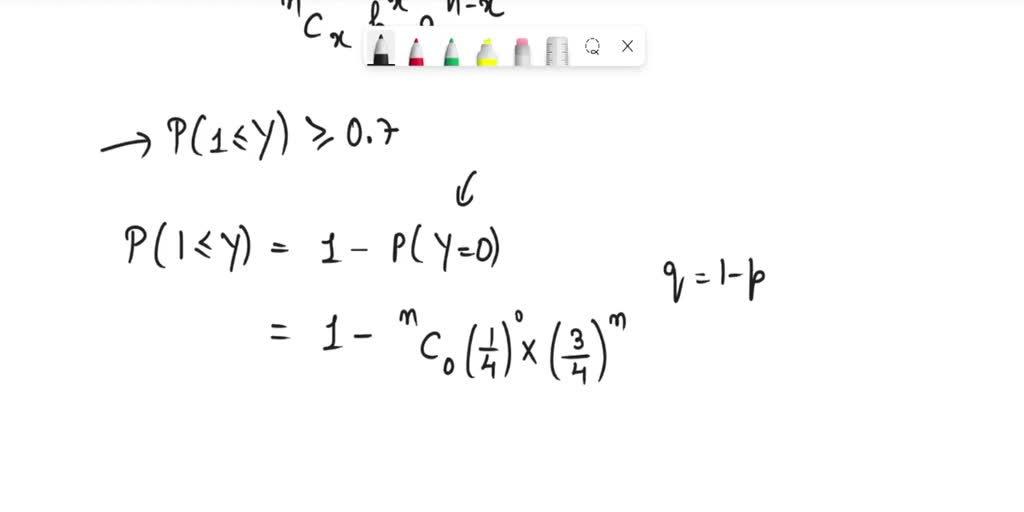 SOLVED: Let Y be the number of successes throughout independent ...
