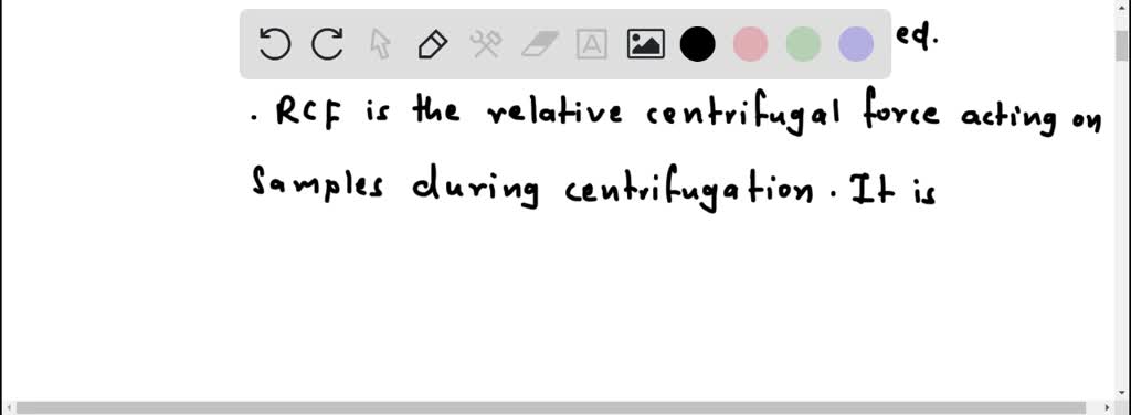 SOLVED: What is meant by Centrifugation and How to calculate a desire ...