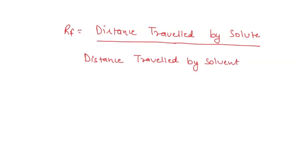 SOLVED: A TLC of Food Dyes Q1. Calculate the Rf value of each spot under each solvent system and ...