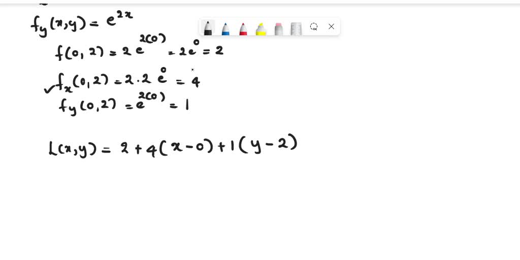 Solved Linearization Practice Questions Label The Differential Dw 4z