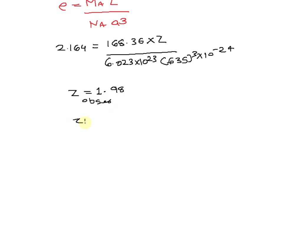 SOLVED: The unit cell length of CsCl is observed to be 0.635 nm by X ...