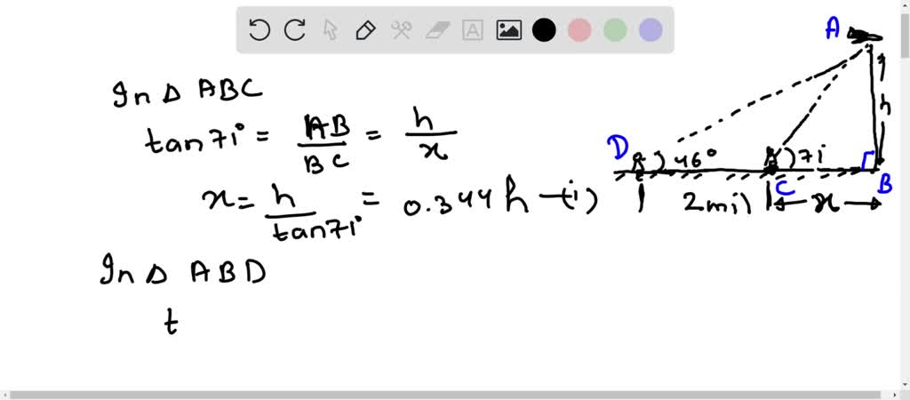 SOLVED: A plane flies a straight course. On the ground directly below ...