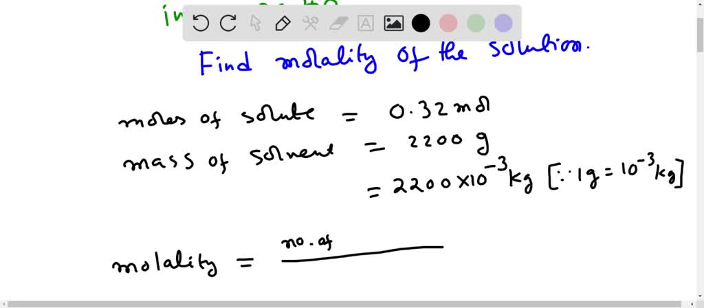 SOLVED: Calculate the molality of Al+3 ion by adding 1.200 g of ...