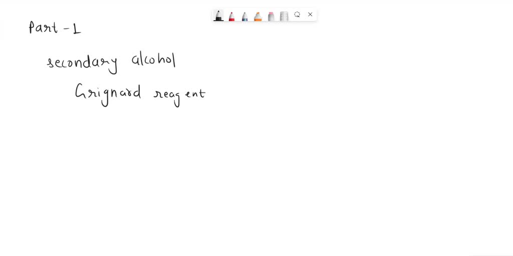 SOLVED: Your organic chemistry study partner attempts the following ...