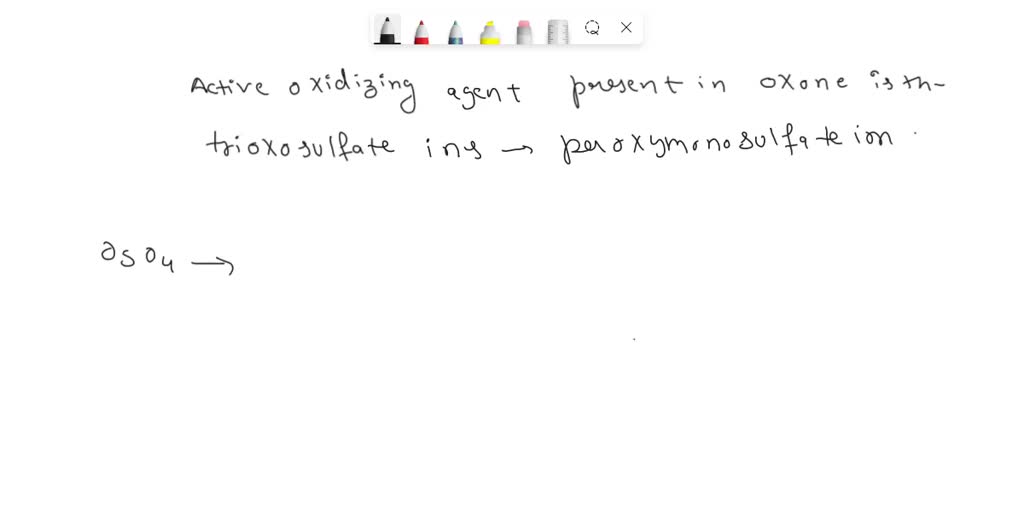 SOLVED: '5. Draw the Lewis structure of the active oxidizing agent ...