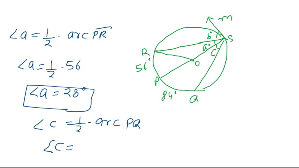 SOLVED: Find the value of each variable. The dot represents the center of the circle Lines that ...