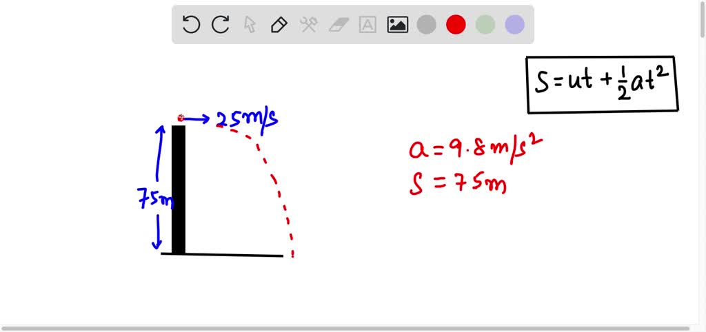 SOLVED: I'm 2.5 seconds, a projectile goes from 50 m/s to 800 m/s ...