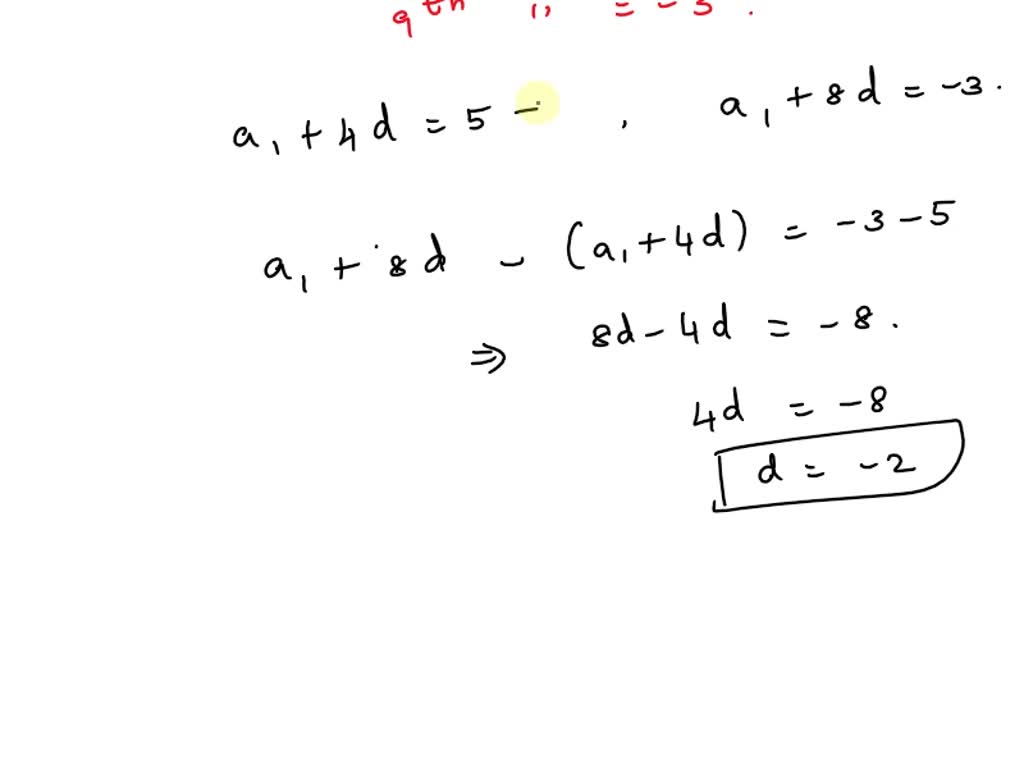 SOLVED: The fifth and tenth terms of an geometric sequence are -162 and ...