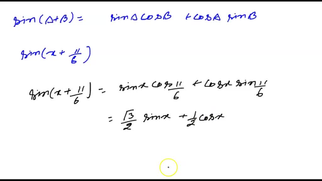 SOLVED: Explain the product identities sine and cosine
