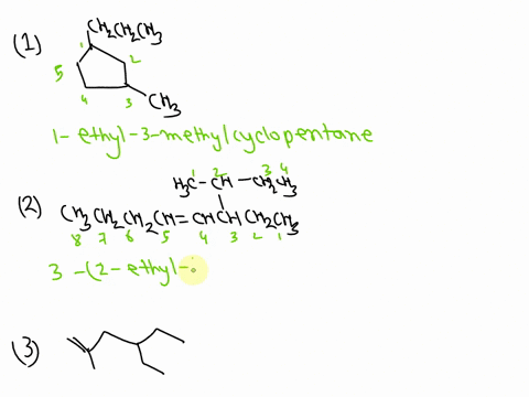 Directions: Give the IUPAC name of the following compounds...