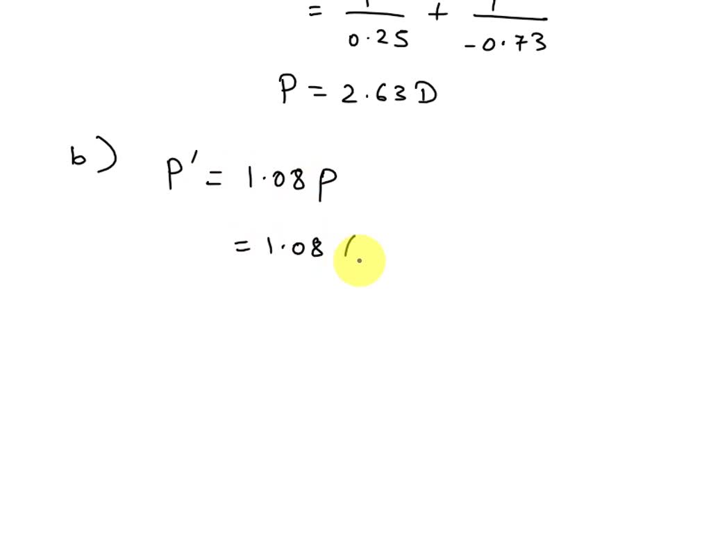 SOLVED: (a) What power contact lens is needed to correct the vision of a person who has a near ...