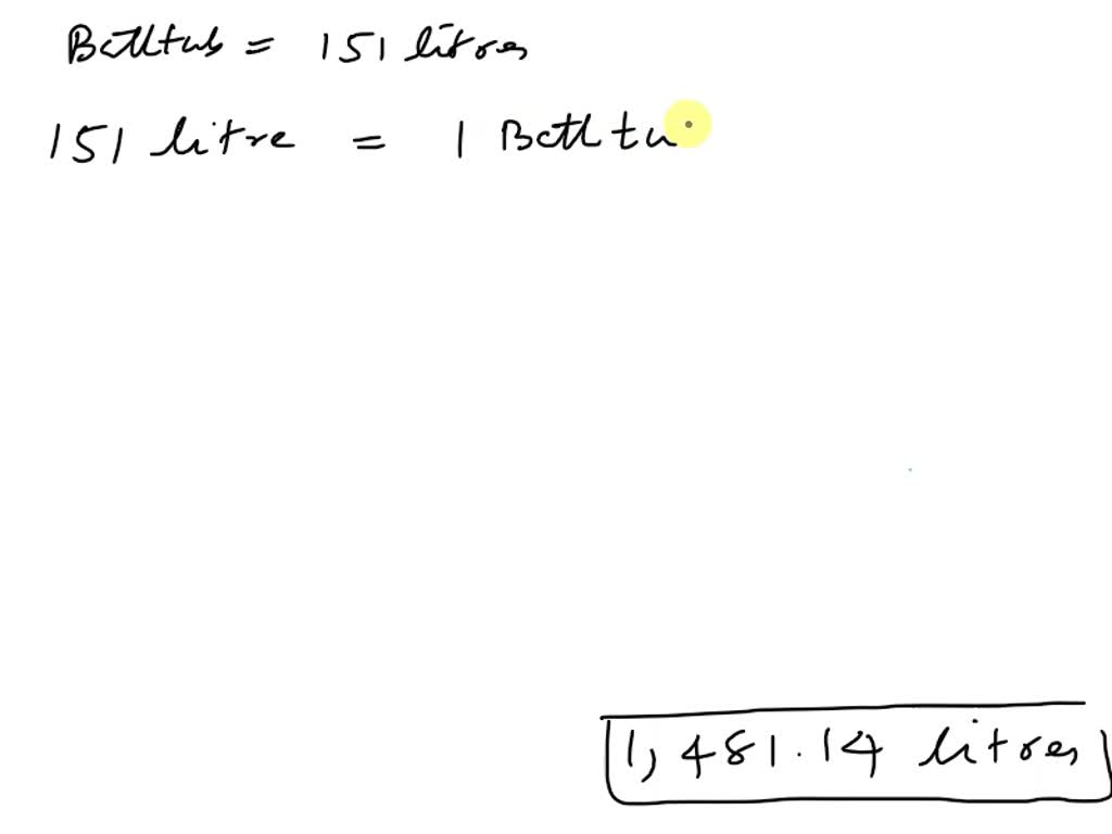 SOLVED: Text: Show your work when you calculate the following questions ...