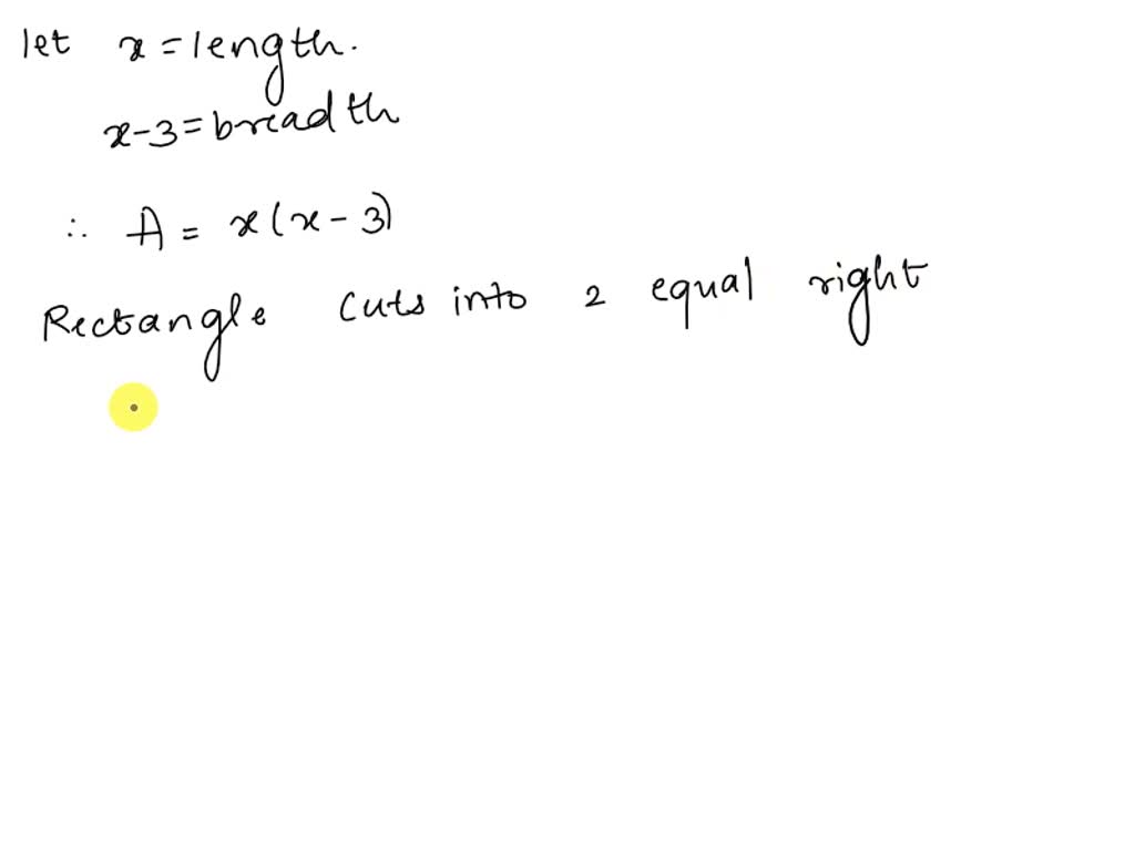 SOLVED A Rectangular Piece Of Paper Has A Width That Is 3 Inches Less solved-a-rectangular-piece-of-paper-has-a-width-that-is-3-inches-less