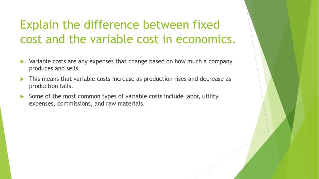 Fixed Costs And Variable Costs Difference at William Ruth blog