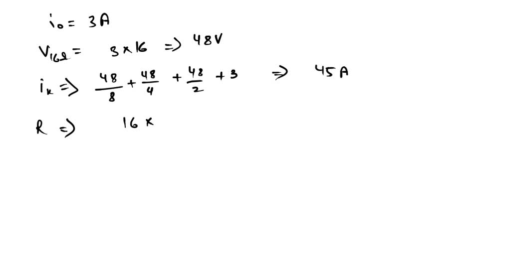 SOLVED: For the circuit in Fig. 2.90, io = 3 A. Calculate ix and the ...