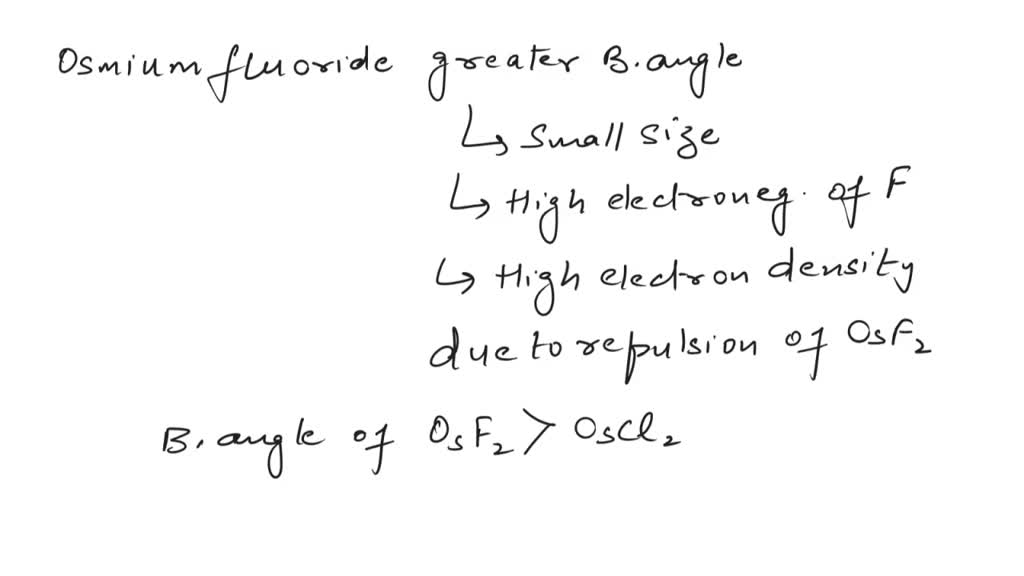 a) For the three molecules OSF2, OSCl2, OSBr2, indicate how the bonding ...