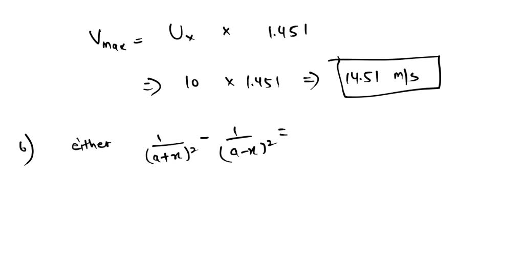 A Rankine oval 2 m long and 1 m high is immersed in a stream U∞ = 10 m ...