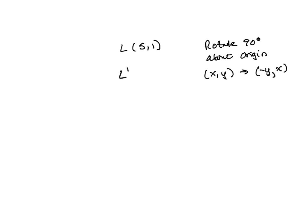 Solved Triangle Jkl Is Rotated 90 Degrees About The Origin And Then