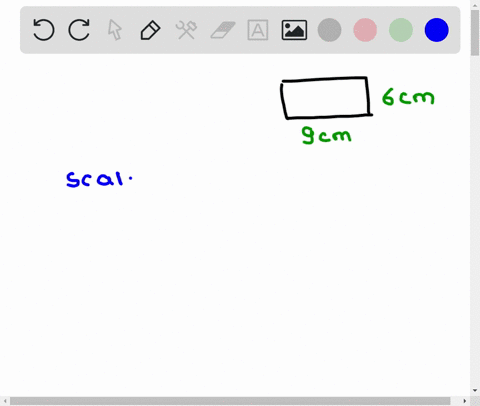 make a new scale drawing of this rectangular figure using the scale 3 ...