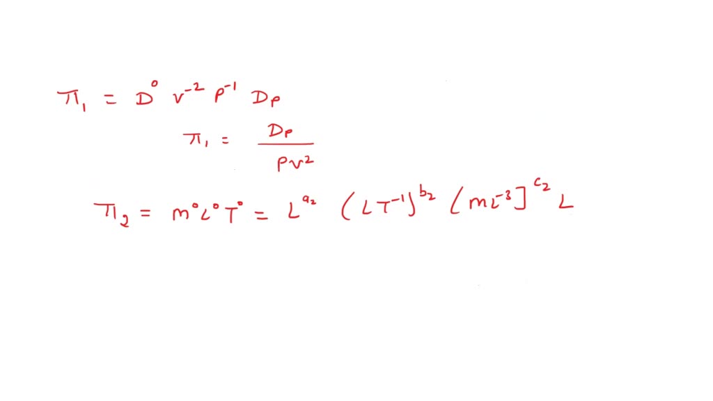 SOLVED: The pressure drop AP over a length L of pipe is assumed to ...