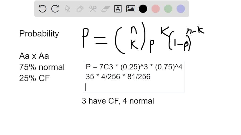 SOLVED: Two carriers of an autosomal recessive disorder mate and have ...