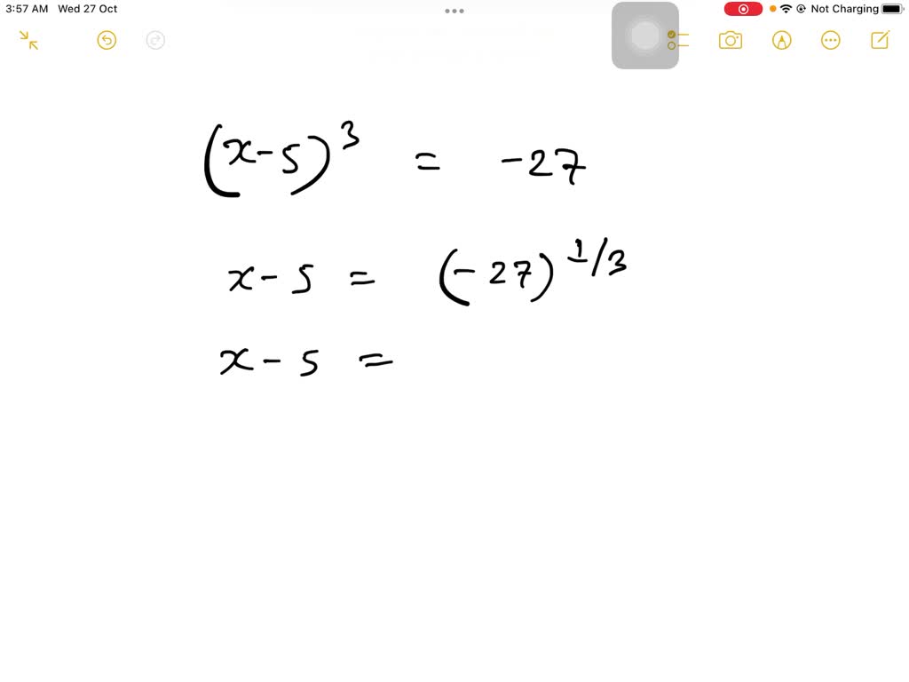SOLVED Solve Equation