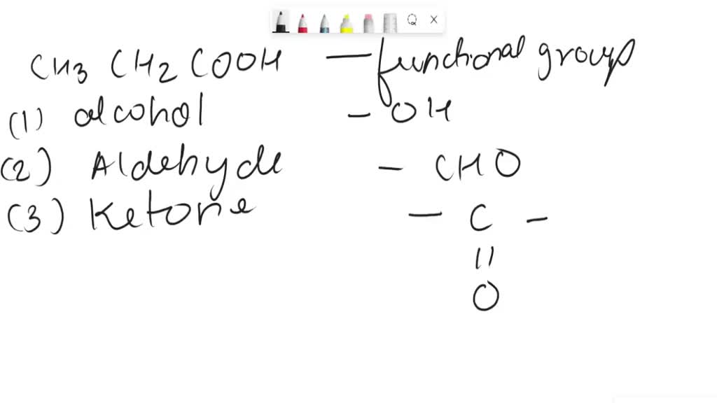 SOLVED: Identify which functional group contains a carbonyl. alkene ...