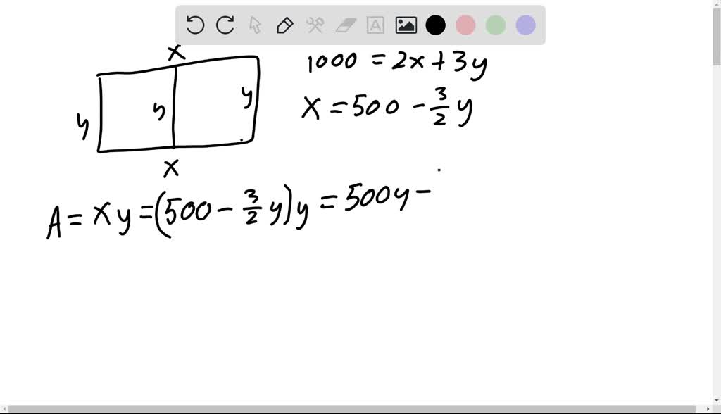 SOLVED: You have 1000 feet of fencing to enclose a rectangular playground and subdivide it into ...