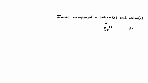 what is the formula for an ionic compound made of strontium and sulfur ...