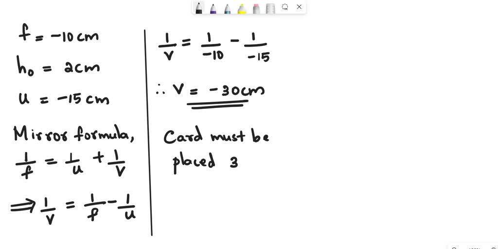 SOLVED: When a concave mirror is placed facing the sun, the sun's rays ...
