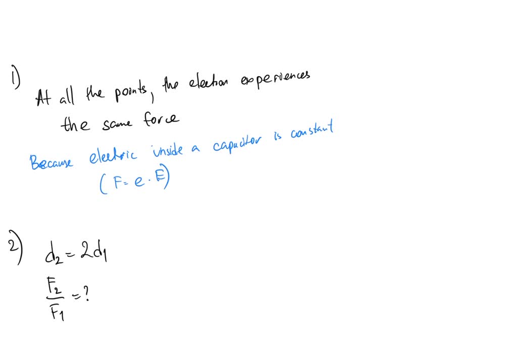 SOLVED: Conceptual Questions At which point inside the parallel-plate ...