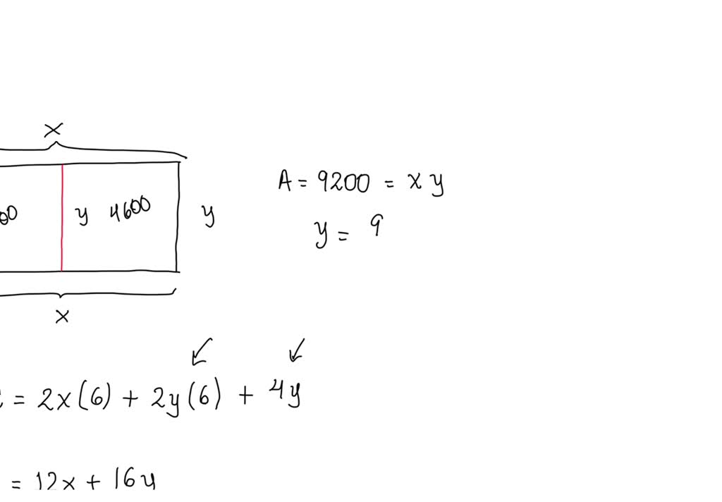 SOLVED: "[12pts] From tract of land,a developer plans to fence a rectangular region and then ...