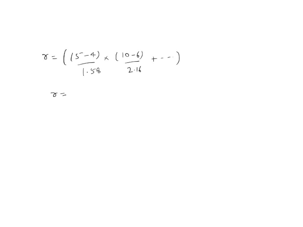 SOLVED: For the data below: X Y 5 10 3 6 6 7 4 3 2 4 a. Compute the Pearson correlation. b. Find ...