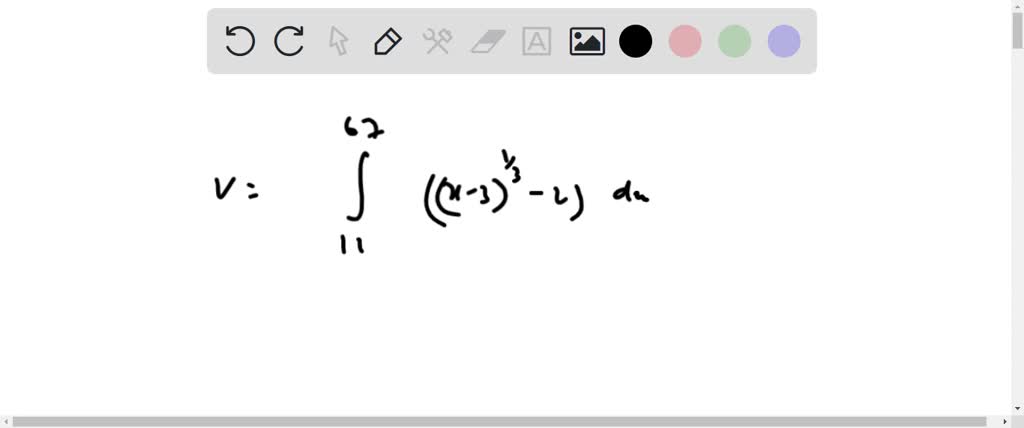 SOLVED: Use the Shell Method to calculate the volume of rotation, V ...