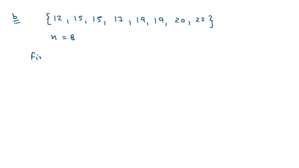 Solved Calculate The Semi Interquartile Range Using The Following Data 4413