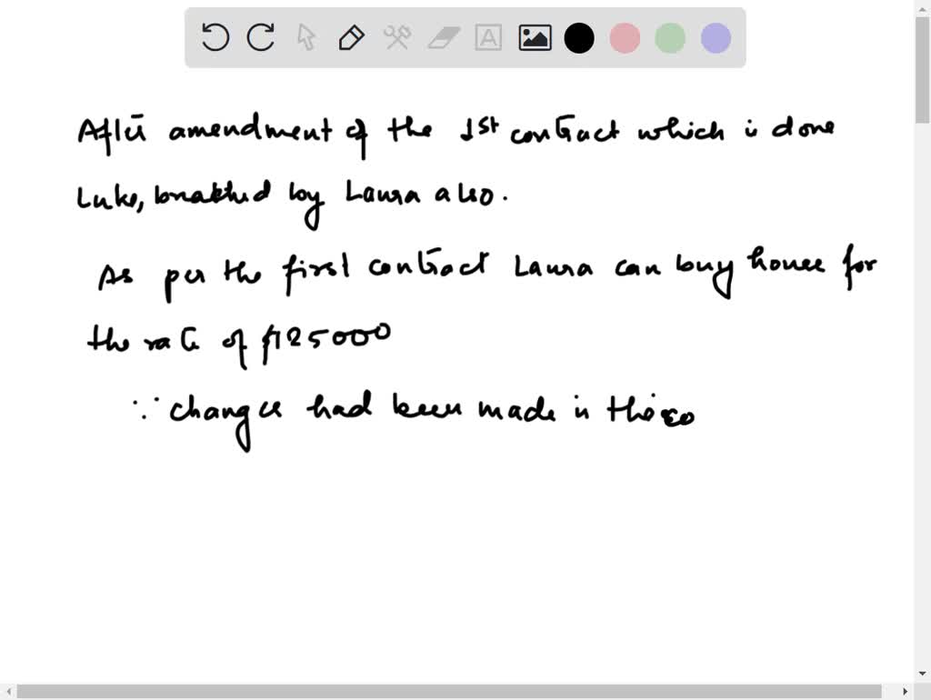 SOLVED: Luke wanted to sell his home for 125,000. Laura was interested ...