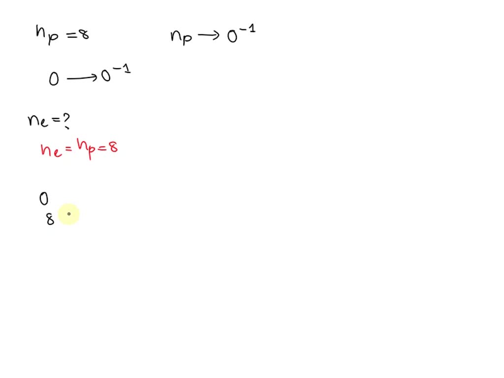 SOLVED: An oxygen atom has 8 protons. If the atom is modified and ...