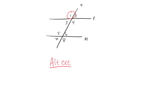 7 identify the angle relationship between a and b altemate...