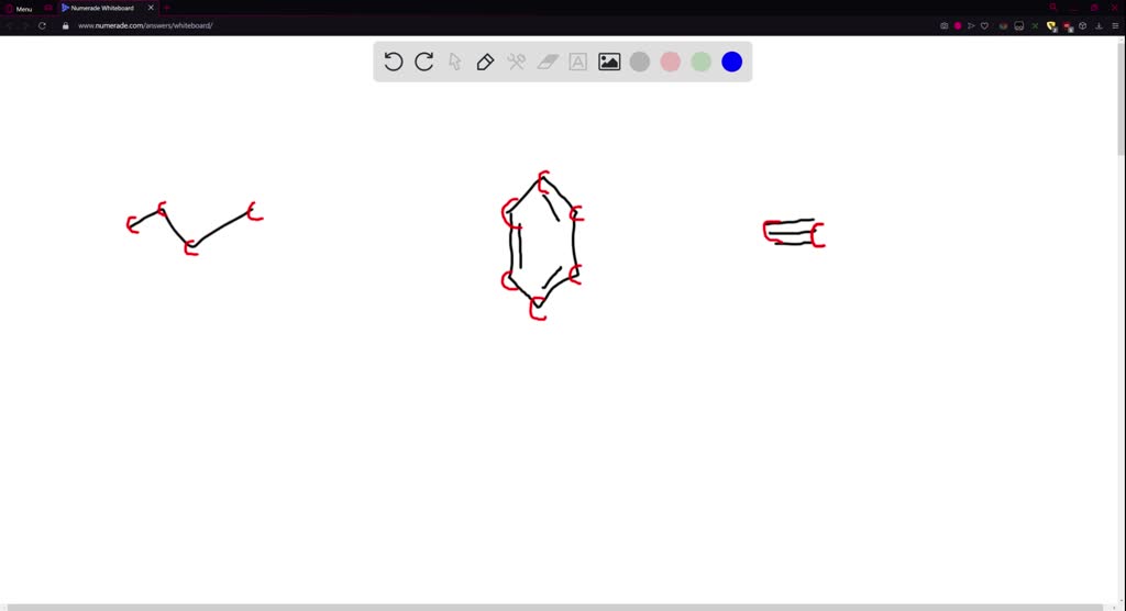 SOLVED: Draw in all the carbon and hydrogen atoms in each molecule.