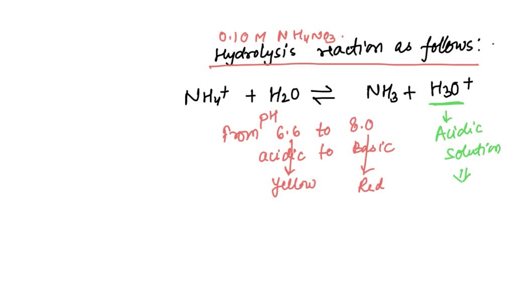 SOLVED: Phenol red indicator changes from yellow to red in the pH range ...