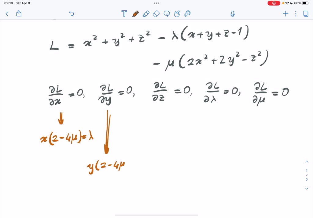 SOLVED: Calculate the distance of the point closest to the origin on ... SOLVED: Calculate the distance of the point closest to the origin on ...