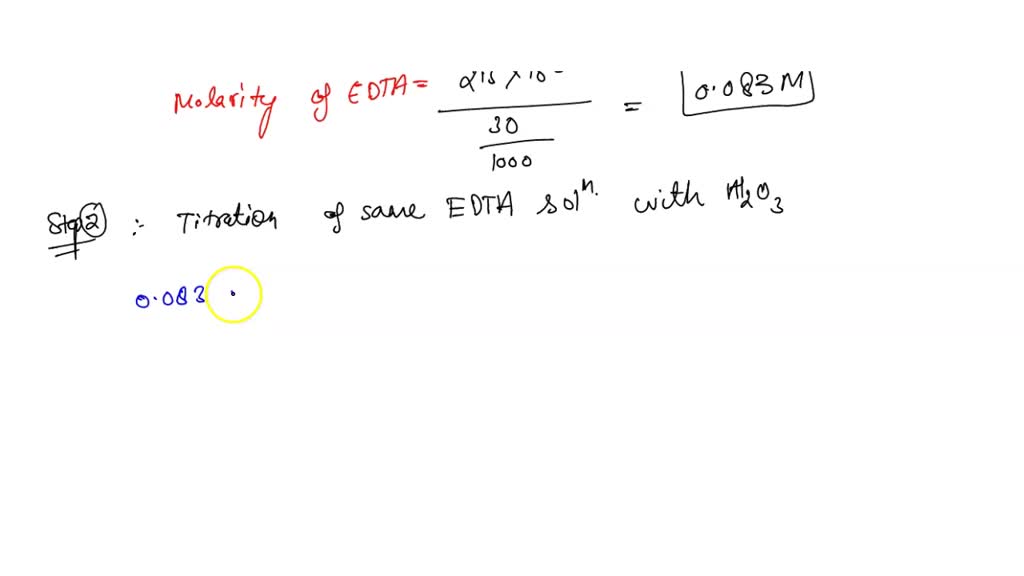 SOLVED: Aluminum is determined by titrating with EDTA: Al3+ + HzY2- AlY ...