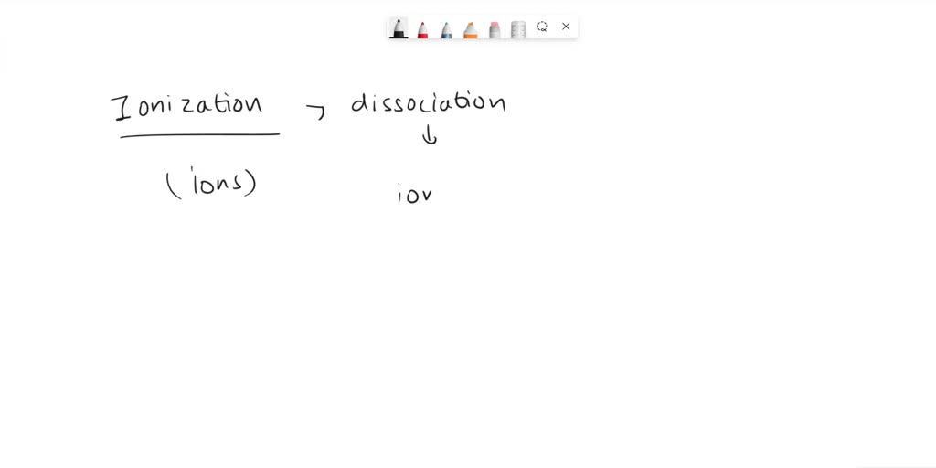 SOLVED: What's the difference between ionization and dissociation ...