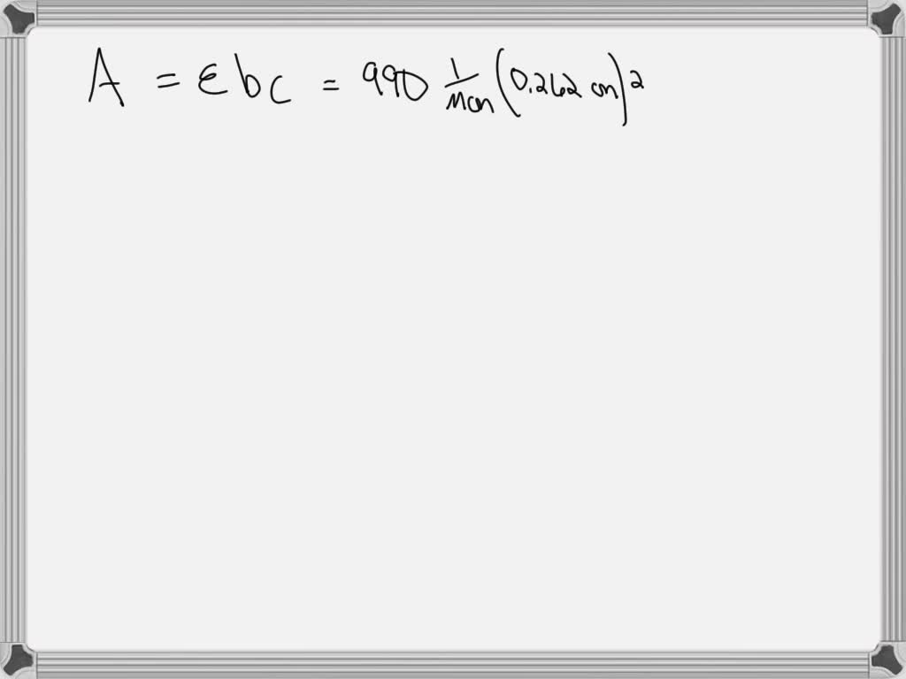 SOLVED: Light of wavelength 256 nm passes through a 1 mm path length ...